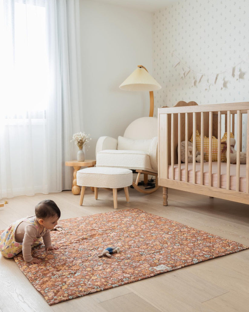 Hazel Waterproof Reversible Mat Cinnamon - Classic – Darling Folk